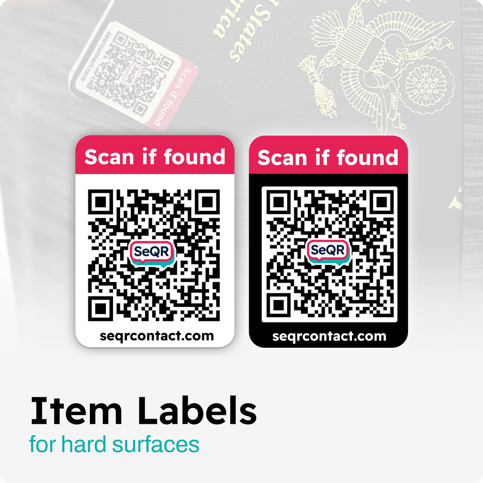 SeQR Contact | QR Code Tags & Labels – SeQR Contact | Protect your gear ...